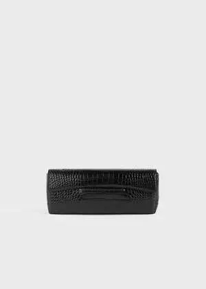 TOTEME Soft Croco-embossed T-clutch