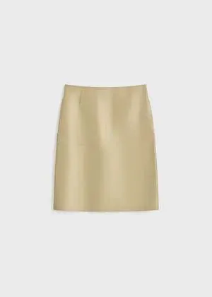 TOTEME Paneled Leather Skirt