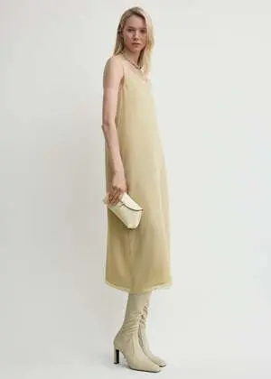 TOTEME Chiffon Slip Dress - Rye