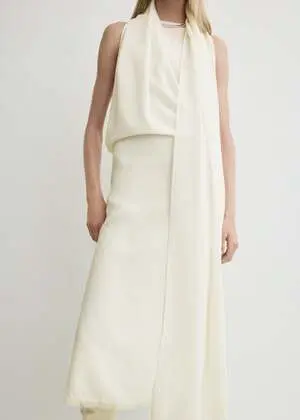 TOTEME Fringed Scarf Dress