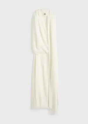 TOTEME Fringed Scarf Dress