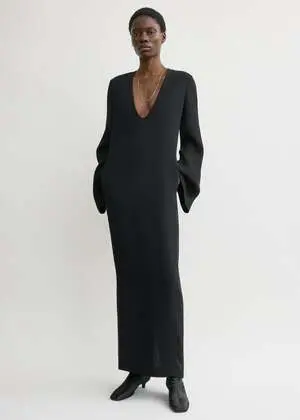 TOTEME Bell-sleeve Dress - Black