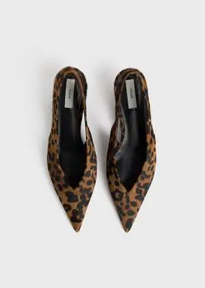 TOTEME Wedge-heel Pony Hair Slingbacks
