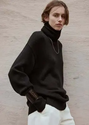 TOTEME Long Croco-embossed Cuff