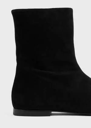 TOTEME Zipped Suede Chelsea Boots