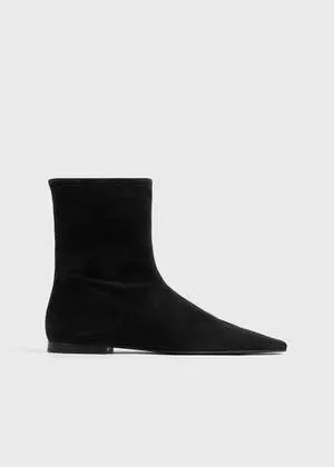 TOTEME Zipped Suede Chelsea Boots