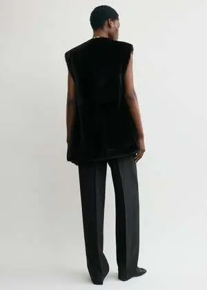 TOTEME Plush Shearling Vest
