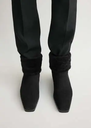 TOTEME Fold-down Shearling Boots