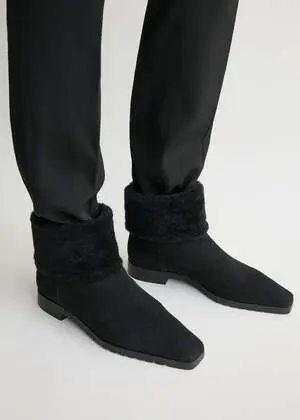 TOTEME Fold-down Shearling Boots