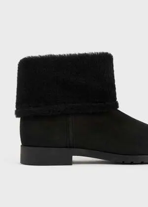 TOTEME Fold-down Shearling Boots