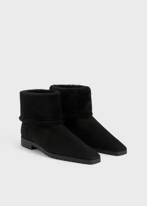 TOTEME Fold-down Shearling Boots