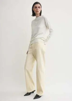TOTEME Relaxed Twisted Trousers - Sand