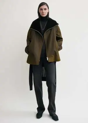 TOTEME Zipped Country Jacket - Bark