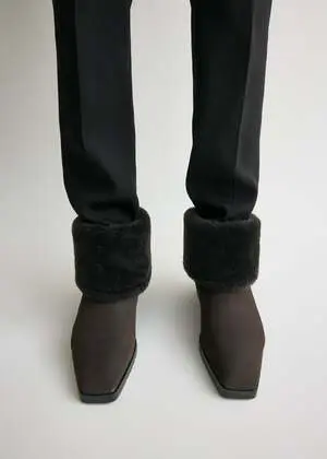 TOTEME Fold-down Shearling Boots
