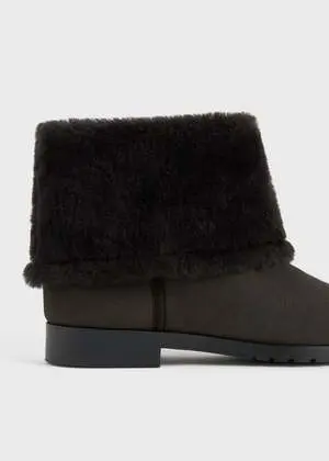 TOTEME Fold-down Shearling Boots