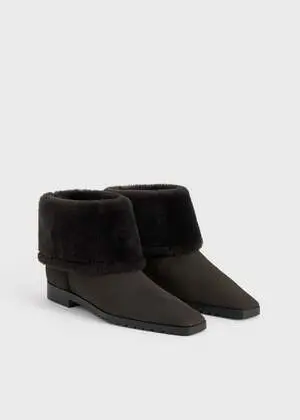 TOTEME Fold-down Shearling Boots
