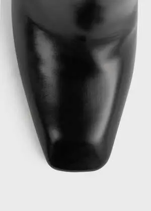 TOTEME Bar Glossy Leather Boots