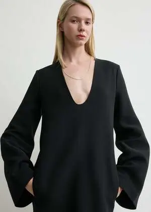 TOTEME Short Bell-sleeve Dress