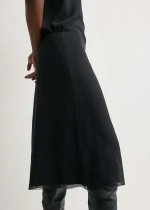 TOTEME Chiffon Slip Skirt