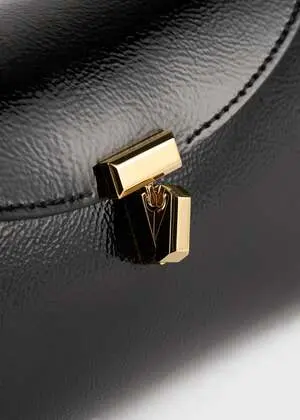 TOTEME Mini T-lock Naplack Clutch