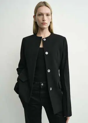 TOTEME Collarless Evening Jacket