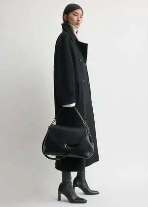 TOTEME T-lock Leather Satchel