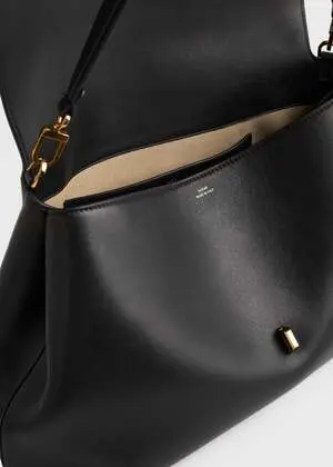 TOTEME T-lock Leather Satchel