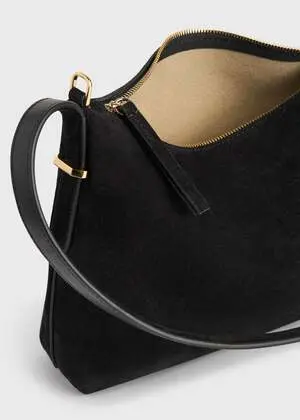 TOTEME Bevel Suede Wristlet