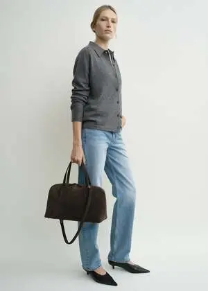 TOTEME Medium Suede Day Tote
