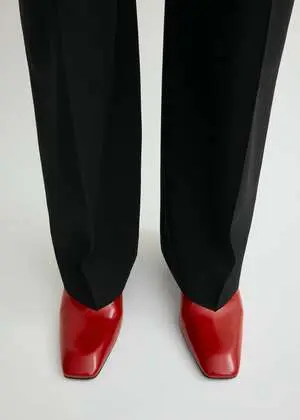 TOTEME Bar Glossy Leather Boots