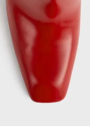 TOTEME Bar Glossy Leather Boots