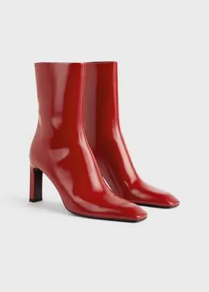 TOTEME Bar Glossy Leather Boots