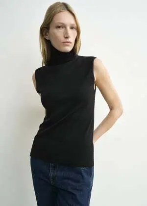 TOTEME Sleeveless Fine Turtleneck