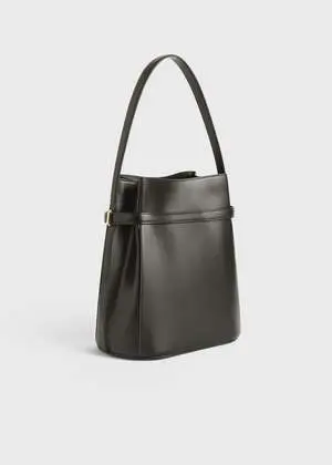TOTEME Belted Leather Bucket Bag