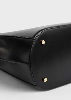 TOTEME Belted Leather Bucket Bag