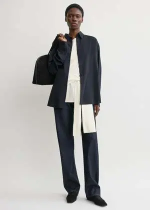TOTEME Classic Fluid Shirt - Navy