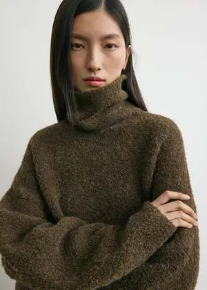 TOTEME Bouclé Turtleneck