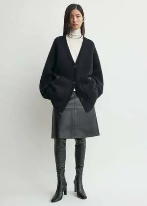TOTEME Longline Cardigan - Navy