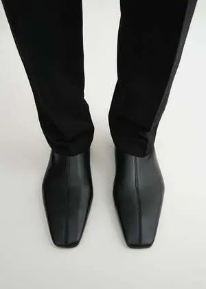 TOTEME Leather Sock Boots