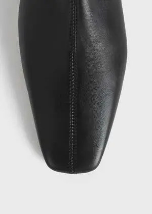 TOTEME Leather Sock Boots