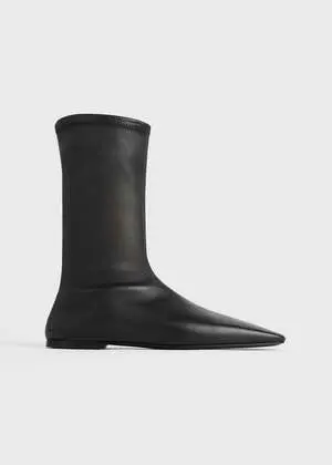 TOTEME Leather Sock Boots