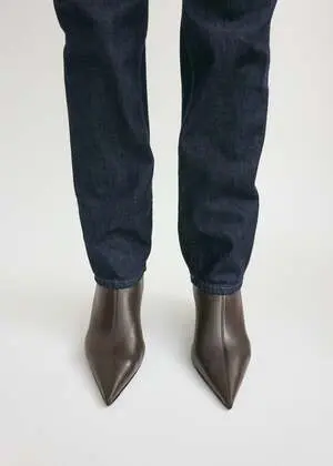 TOTEME Nappa Heeled Sock Boots