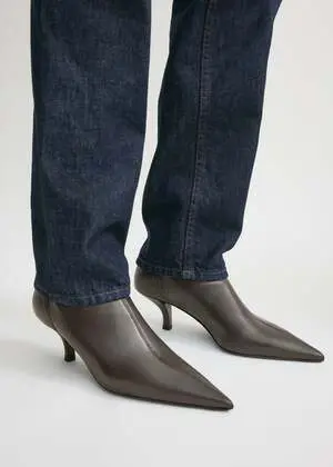 TOTEME Nappa Heeled Sock Boots