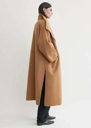 TOTEME Signature Wool Cashmere Coat - Camel