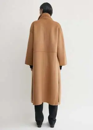 TOTEME Signature Wool Cashmere Coat - Camel