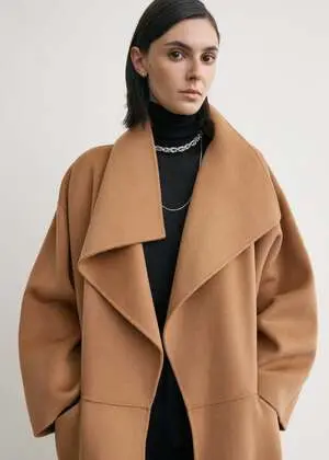 TOTEME Signature Wool Cashmere Coat - Camel