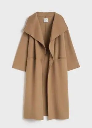 TOTEME Signature Wool Cashmere Coat - Camel
