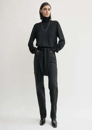 TOTEME Double-sleeve Turtleneck - Black