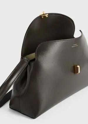 TOTEME T-lock Leather Clutch