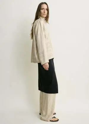 TOTEME Monogram Silk Pj Top